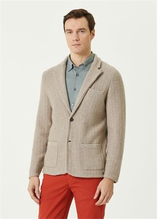 Hemington Erkek Chris Kamel Kaşmir Ceket Kahverengi M EU