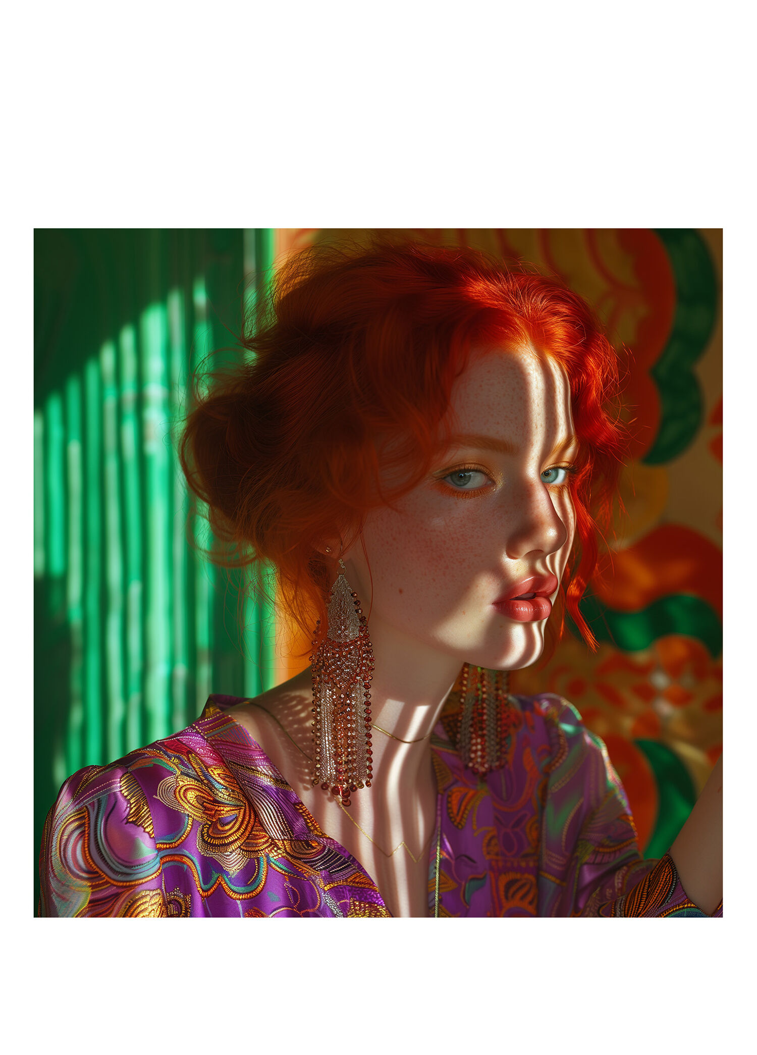 Selin Atasoy - Zoe by Jean S. Partre Fine Art Baskı 50x50 cm