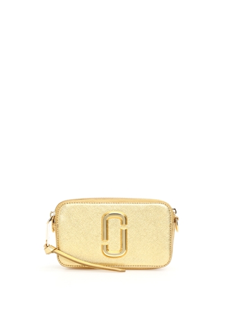 Marc Jacobs (The) Kadın The Snapshot DTM Gold Deri Omuz Çantası Altın Rengi EU