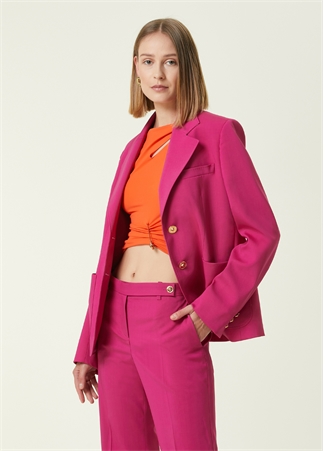 Versace Kadın Ceket Pembe 38 It Versace Kadın Ceket Pembe 38 It