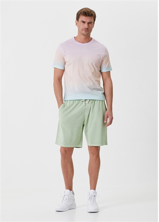 Network Erkek Slim Fit Pembe Yeşil Organik Pamuk T-shirt S Eu Network Erkek Slim Fit Pembe Yeşil Organik Pamuk T-shirt S Eu