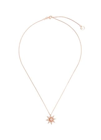 Bee Goddess Kadın Venus Star Pırlantalı Altın Rengi Kolye Pembe EU Bee Goddess Kadın Venus Star Pırlantalı Altın Rengi Kolye Pembe EU