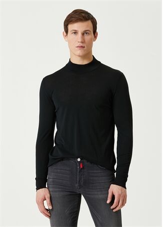 Kiton Erkek Siyah Yün Kazak M EU Kiton Erkek Siyah Yün Kazak M EU