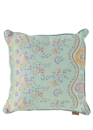 Etro Home Yeşil Etnik Desenli 45x45 cm Dekoratif Yastık Etro Home Yeşil Etnik Desenli 45x45 cm Dekoratif Yastık