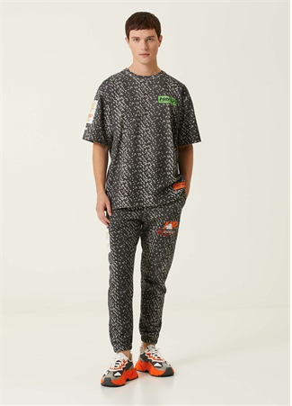 Heron Preston Erkek Siyah Mikro Desenli Jogger Eşofman Altı S EU Heron Preston Erkek Siyah Mikro Desenli Jogger Eşofman Altı S EU