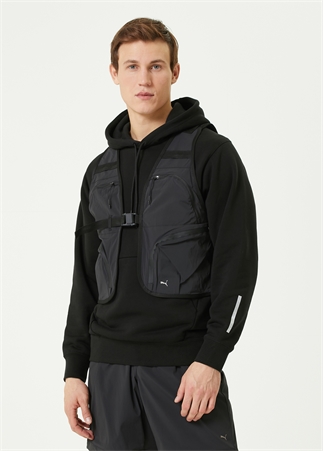 Puma Erkek Chrome Roads Hybrid Siyah Yelek S EU Puma Erkek Chrome Roads Hybrid Siyah Yelek S EU
