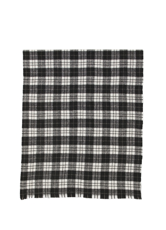 Beymen Hediye Kadın Siyah Beyaz Ekose Desenli Şal EU