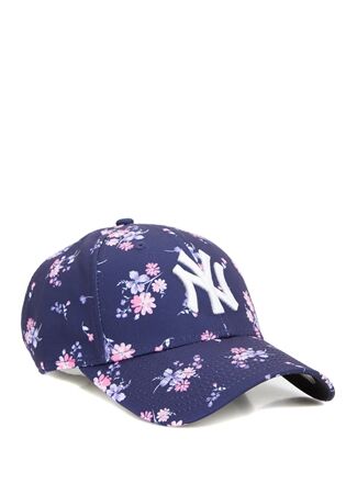New Era Kadın Forty Neyyan Lacivert Çiçek Desenli Şapka EU New Era Kadın Forty Neyyan Lacivert Çiçek Desenli Şapka EU