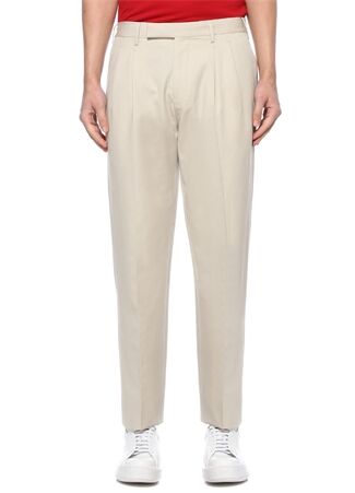 Zegna Erkek Bej Normal Bal Spor Pantolon 48 IT