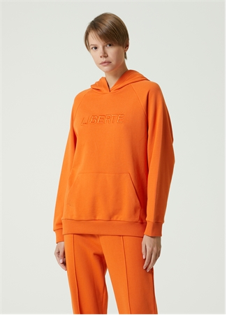 Beymen Club Kadın Liberte Turuncu Kapüşonlu Sweatshirt S Beymen Club Kadın Liberte Turuncu Kapüşonlu Sweatshirt S