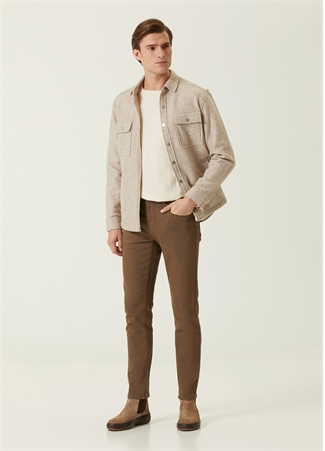 Network Erkek Slim Fit Vizon Casual Pantolon Bej 29/30 EU Network Erkek Slim Fit Vizon Casual Pantolon Bej 29/30 EU
