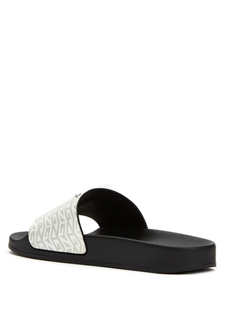 Giuseppe Zanotti Erkek Beyaz Logo Desenli Deri Terlik 39 EU Giuseppe Zanotti Erkek Beyaz Logo Desenli Deri Terlik 39 EU