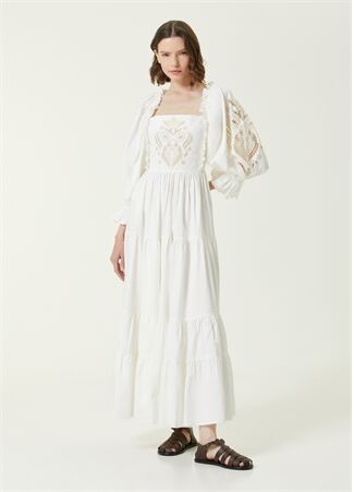 Lug Von Siga Kadın Elbise Beyaz 38 Eu