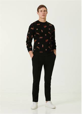 John Frank Erkek Siyah Beli Kordonlu Travel Eşofman Altı XL EU John Frank Erkek Siyah Beli Kordonlu Travel Eşofman Altı XL EU