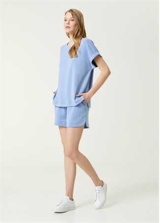 Beymen Club Kadın ŞORT JERSEY Mavi XS