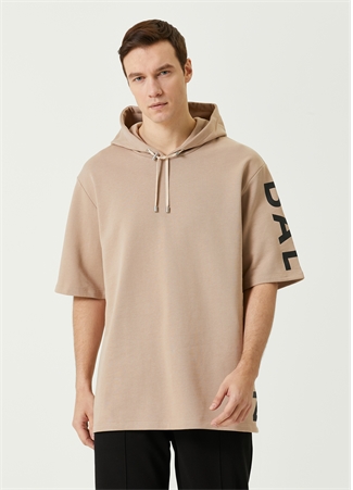 Balmain Erkek Bej Logo Baskılı Sweatshirt Siyah S EU Balmain Erkek Bej Logo Baskılı Sweatshirt Siyah S EU