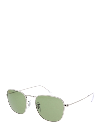 Ray-Ban Silver Kare Formlu Güneş Gözlüğü Gri 5 EU Ray-Ban Silver Kare Formlu Güneş Gözlüğü Gri 5 EU