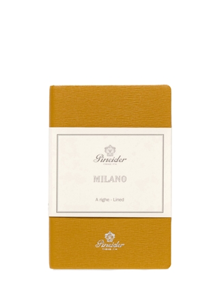 Pineider Erkek Milano Small Hardal Deri Kaplı Defter Sarı Eu Pineider Erkek Milano Small Hardal Deri Kaplı Defter Sarı Eu