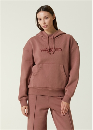 Wasted Kadın Pembe Kapüşonlu Logo Nakışlı Sweatshirt XS EU Wasted Kadın Pembe Kapüşonlu Logo Nakışlı Sweatshirt XS EU
