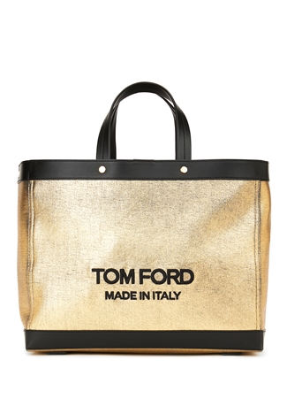 Tom Ford Kadın Gold Siyah Logolu El Çantası Altın Rengi Eu Tom Ford Kadın Gold Siyah Logolu El Çantası Altın Rengi Eu