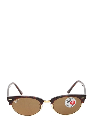 Ray-Ban Turtle Desenli Polarize Camlı Güneş Gözlüğü Kahverengi 52 EU