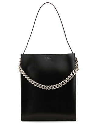 Academia Kadın Laminated Siyah Deri Alışveriş Çantası Eu Academia Kadın Laminated Siyah Deri Alışveriş Çantası Eu