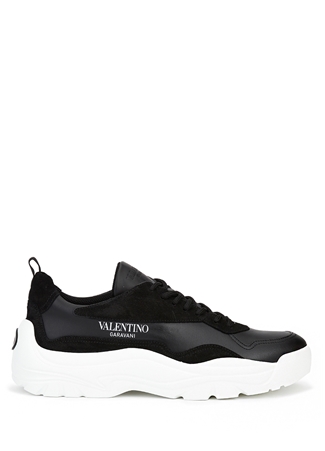 Valentino Garavani Erkek Siyah Garnili Deri Sneaker 39 EU Valentino Garavani Erkek Siyah Garnili Deri Sneaker 39 EU