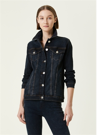 Muse For All Kadın Grace Lacivert Jean Ceket Mavi 36 EU Muse For All Kadın Grace Lacivert Jean Ceket Mavi 36 EU