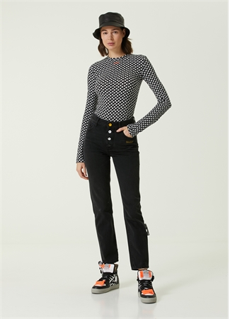 Off-White Kadın Siyah Jean Pantolon 26 US Off-White Kadın Siyah Jean Pantolon 26 US