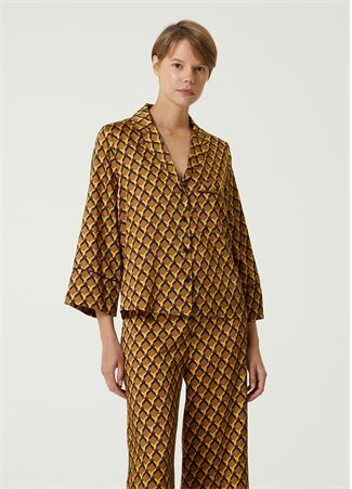 Beymen Club Kadın Camel Desenli Truvakar Kol Gömlek Kahverengi XS Beymen Club Kadın Camel Desenli Truvakar Kol Gömlek Kahverengi XS