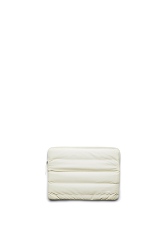 Rains Kadın Cover Quilted 5 Inch Beyaz Laptop Çantası Eu Rains Kadın Cover Quilted 5 Inch Beyaz Laptop Çantası Eu