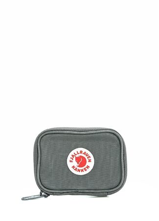 Fjallraven Erkek Gri Logolu Cüzdan EU Fjallraven Erkek Gri Logolu Cüzdan EU