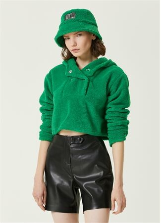 Qollanchi Kadın SWEATSHIRT Yeşil L EU