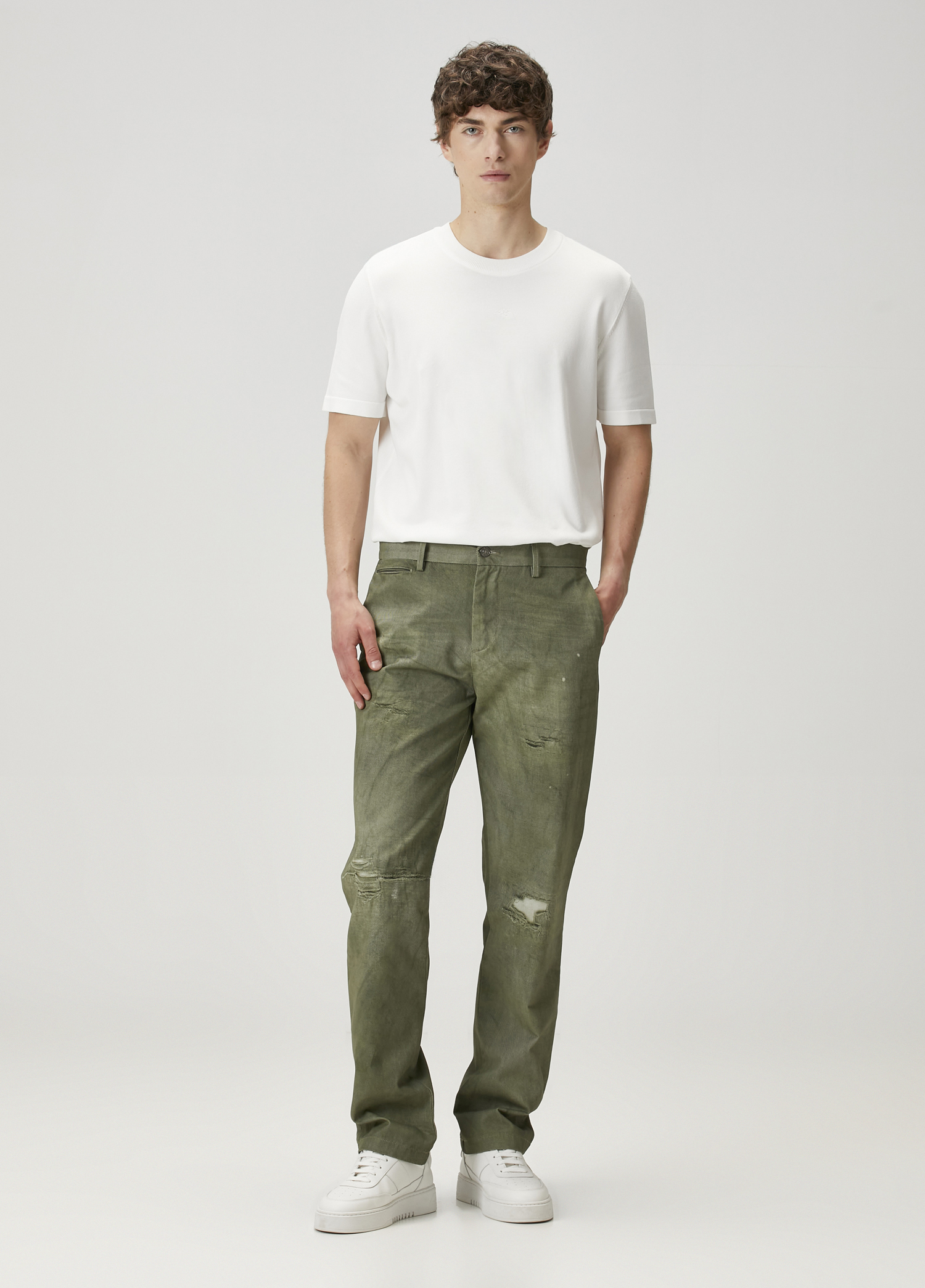 7 For All Mankind Haki Erkek Vintage Russel Haki Pantolon 1714735 | Beymen