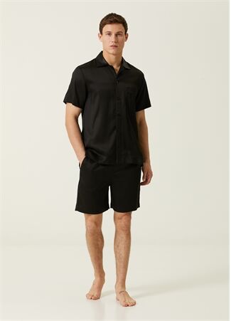 Cdlp Erkek Siyah Şort Pijama Altı 52 IT
