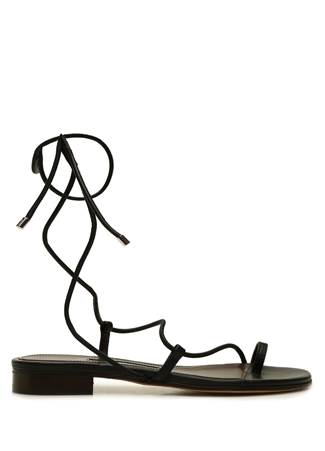 Emme Parsons Kadın Susan Siyah Süet Sandalet 36 EU