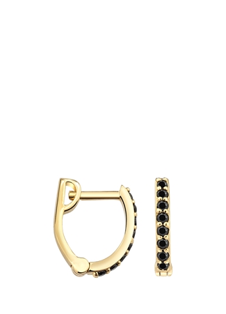 Collection-Pimiento Kadın Tiny Treasure Yeşil Altın Rengi Tekli Küpe EU