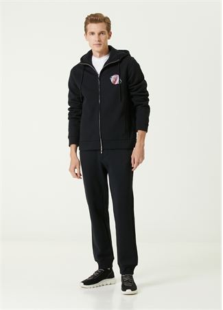 Emporio Armani Erkek Siyah Beli Kordonlu Jogger Eşofman Altı S EU Emporio Armani Erkek Siyah Beli Kordonlu Jogger Eşofman Altı S EU