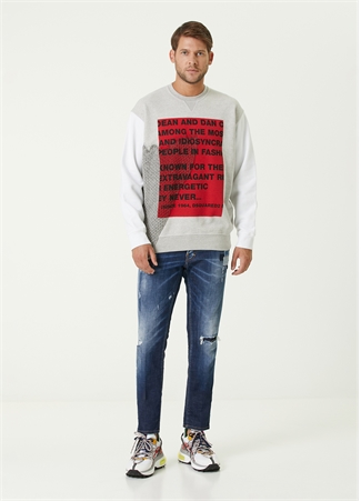 Dsquared2 Erkek Cool Guy Mavi Yıpratmalı Jean Pantolon 46 IT Dsquared2 Erkek Cool Guy Mavi Yıpratmalı Jean Pantolon 46 IT