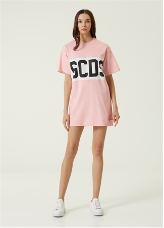 Gcds Kadın Pembe Logolu Mini Elbise S EU Gcds Kadın Pembe Logolu Mini Elbise S EU