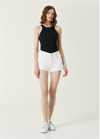 Frame Denim Kadın Le Cut Off Beyaz Jean Şort 23 Us Frame Denim Kadın Le Cut Off Beyaz Jean Şort 23 Us