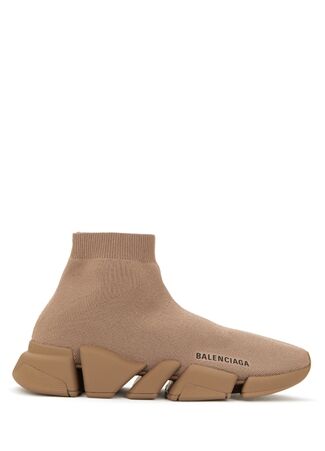 Balenciaga Kadın Speed 2 0 Bej Sneaker 36 EU