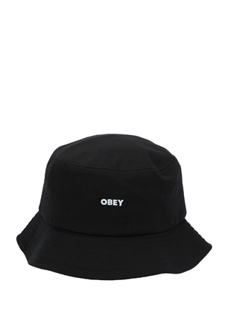 Obey Erkek Siyah Logo Baskılı Şapka EU