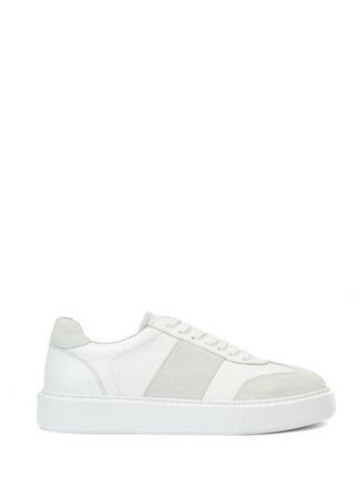 Divarese Erkek Beyaz Deri Ayakkabı 40 EU