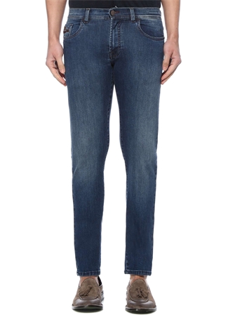 Scissor Scriptor Erkek Augusto Slim Fit Jean Pantolon Mavi 33 US