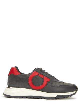 Salvatore Ferragamo Erkek Antrasit Logo Detaylı Deri Sneaker Gri 0 UK Salvatore Ferragamo Erkek Antrasit Logo Detaylı Deri Sneaker Gri 0 UK