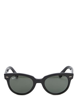 Ray-Ban Siyah Yuvarlak Formlu Güneş Gözlüğü 52 EU