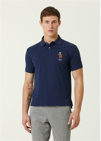 Polo Ralph Lauren Erkek Lacivert Yaka Logolu T-shirt S EU Polo Ralph Lauren Erkek Lacivert Yaka Logolu T-shirt S EU