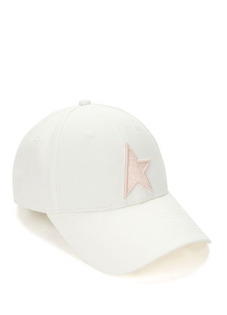 Golden Goose Kadın Ekru Logo Nakışlı Şapka Bej S/M EU Golden Goose Kadın Ekru Logo Nakışlı Şapka Bej S/M EU