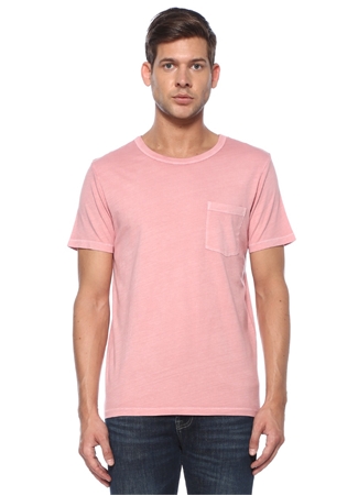 Tru Erkek Dyed Pembe Basic T-shirt S EU